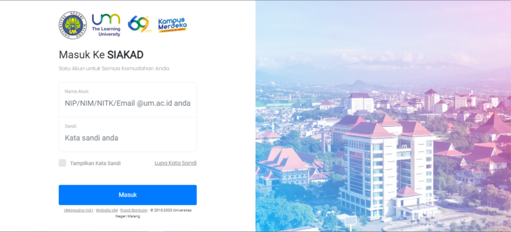 Siakad UM – Terasikip